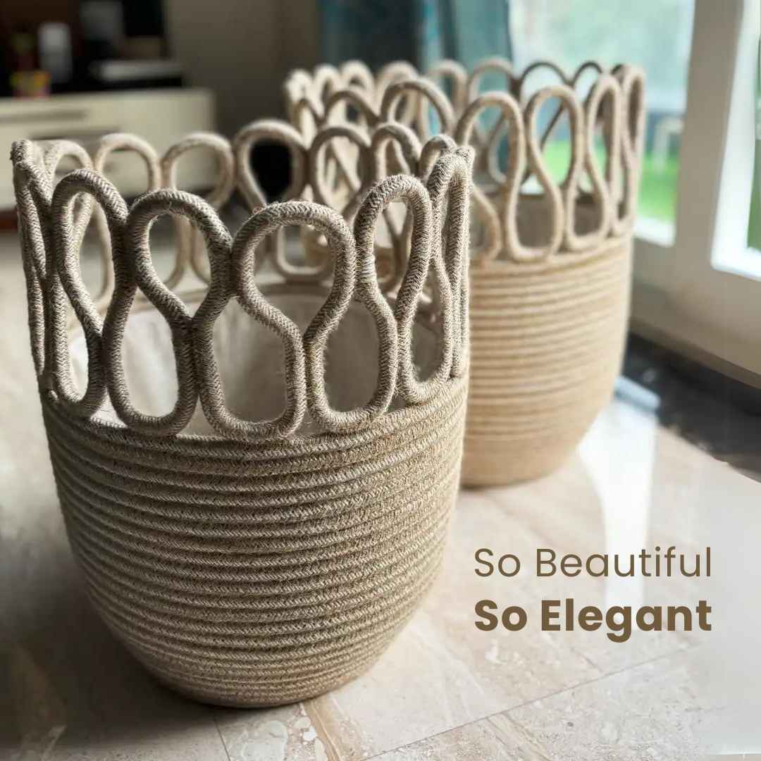 Mesmerizing Petal Loop Baskets Set – Nobbys